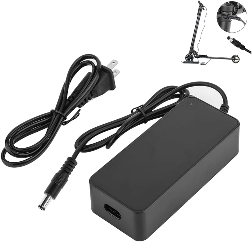 42V 2A DC Charger Power Supply Adapter(One Prong Connector of Pack Dia ...