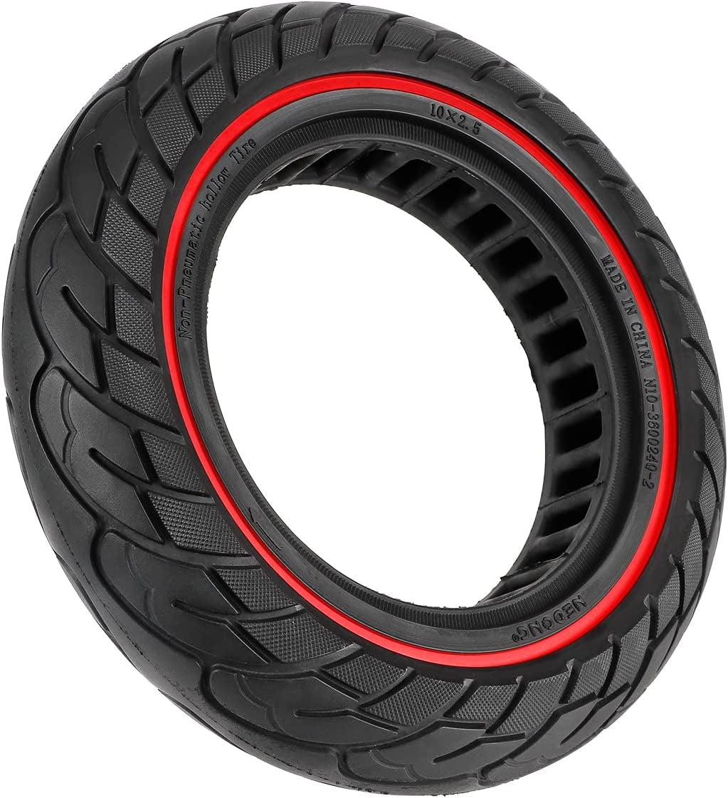 10 X 2.5 Honeycomb Tire, 60/70-6.5 Air Pocket Tyre for Segway Ninebot ...
