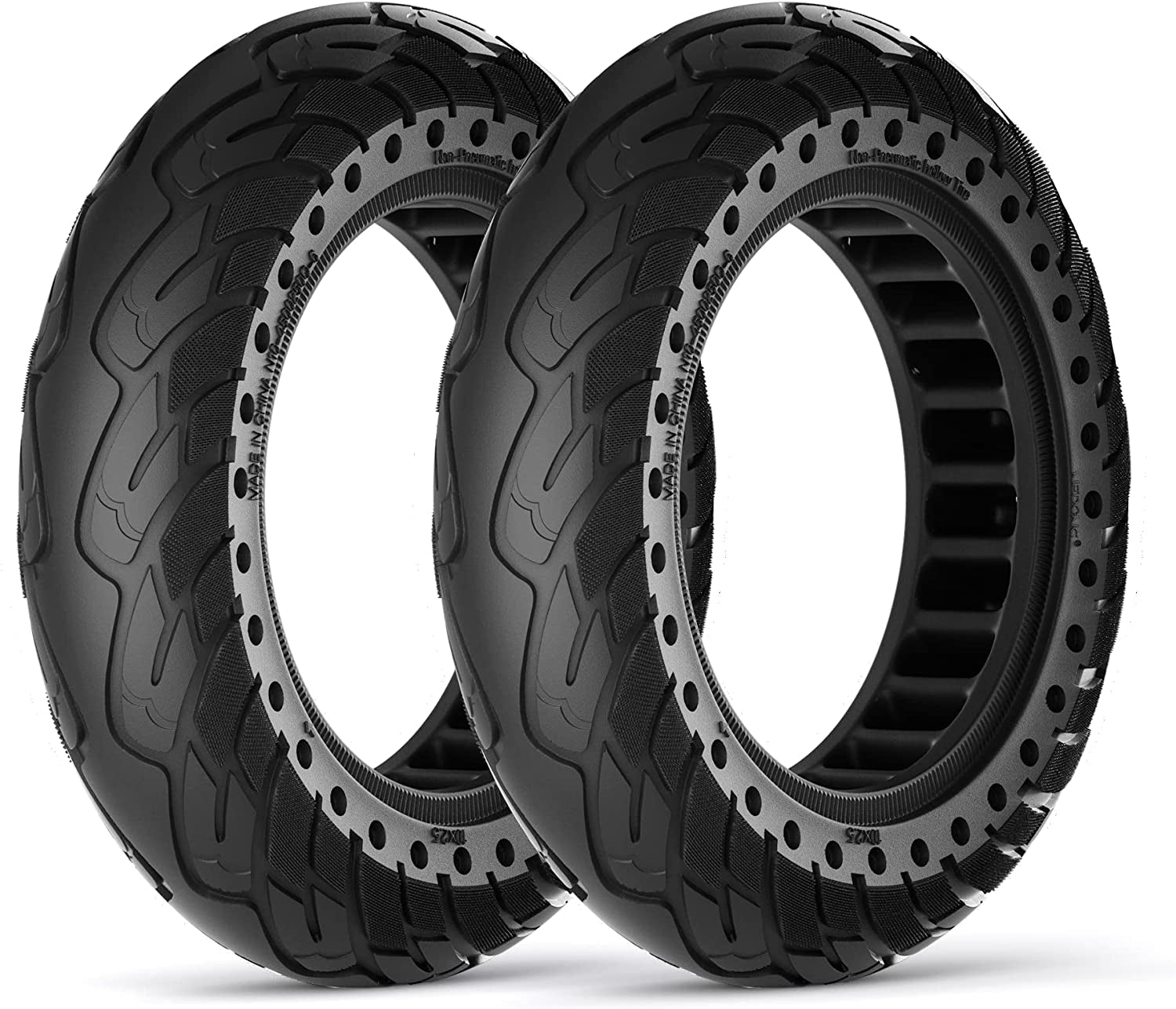 Solid Rubber Tire 10X2.5 Inch for Ninebot Segway MAX G30 G30P G30LP Ki ...